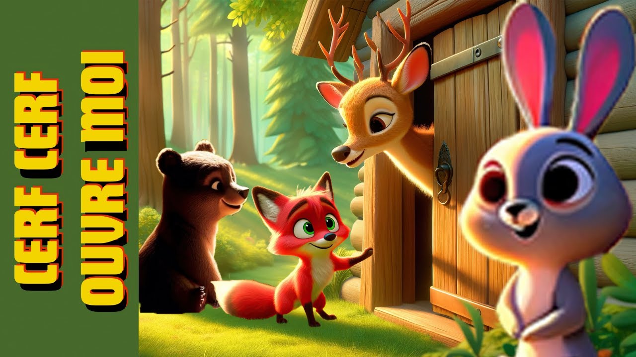 Dans La Forêt Un Grand Cerf 🦌🐰 | Une Aventure Éblouissante Pour Les ...