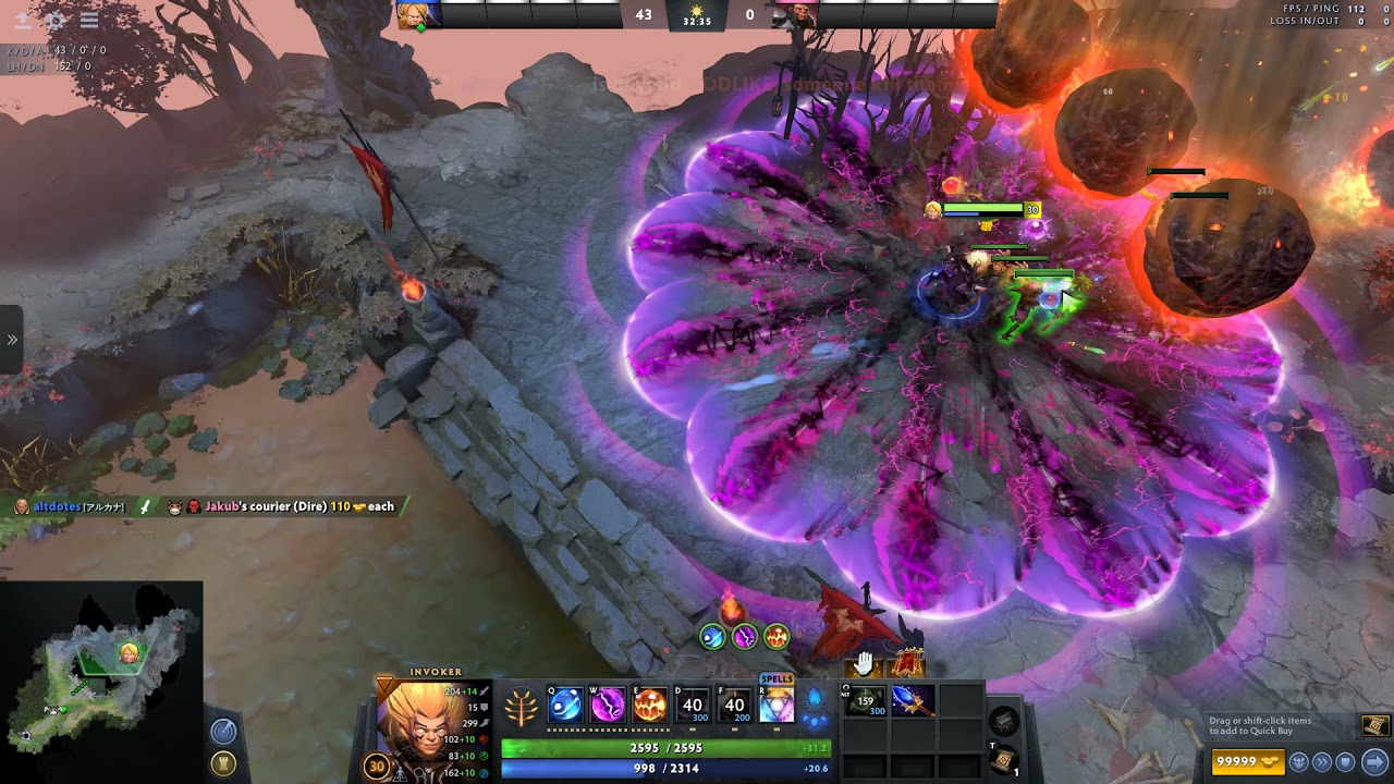 Practicing Invoker Combo - YouTube