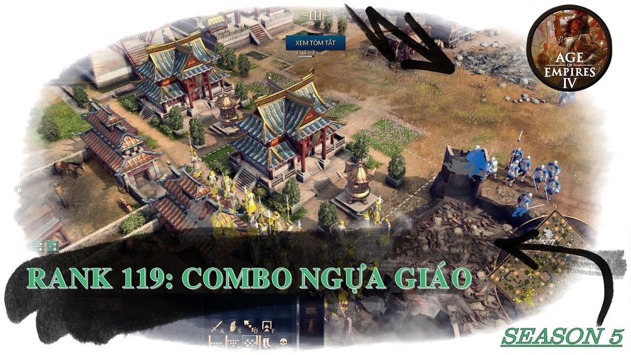 RANK : CHAP 119 :COMBO NGỰA + GIÁO + PHÁO | Age Of Empires Ⅳ AOE4 ...