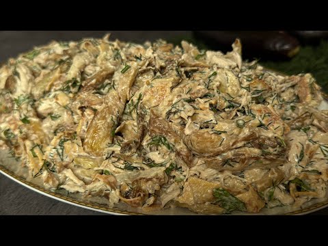 Bir salat düşünün 5 pors yeyib doymursuz! Bu salatın dadı aləmdi! badımcan salatı#cooking #food 