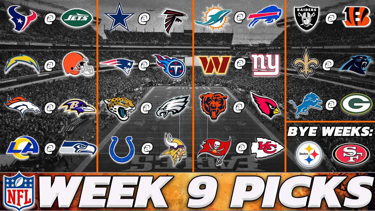 NFL Week 9 Picks 2024 - YouTube