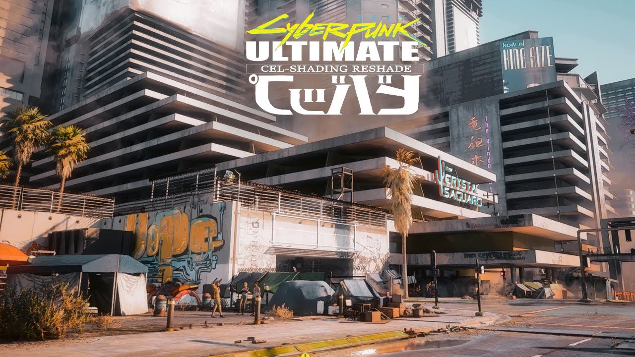 Cyberpunk 2077 Anime | ULTIMATE Cel-Shading Reshade | RTX On | Max ...