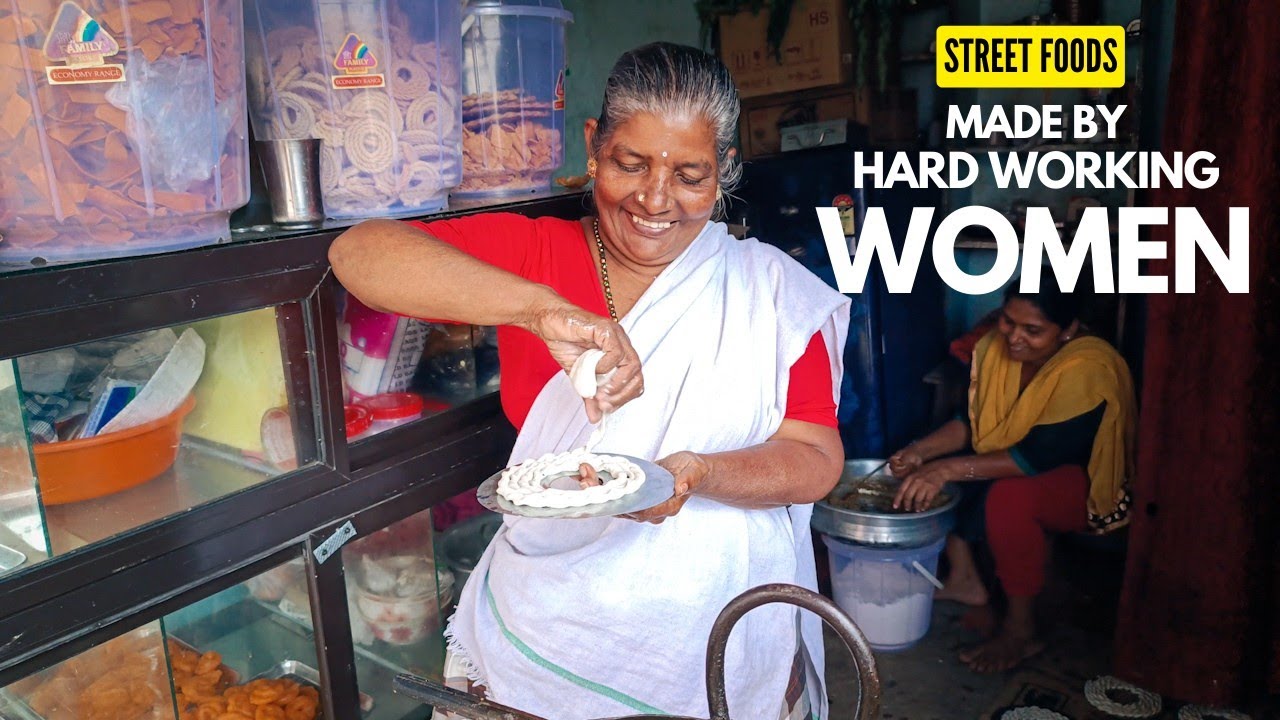 Tasty street foods prepared by hardworking women| Indian street food ...