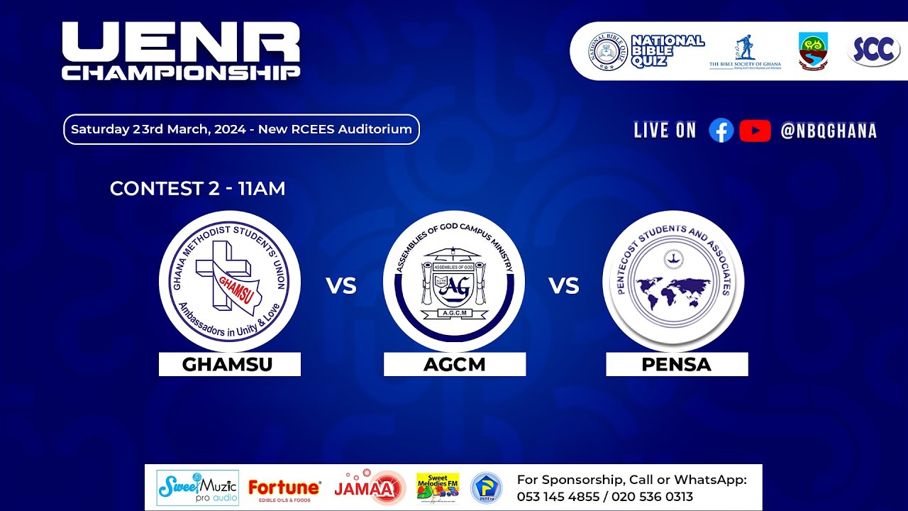 NBQ2024 UENR Championship || Contest 2 - GHAMSU vs AGCM vs PENSA - YouTube