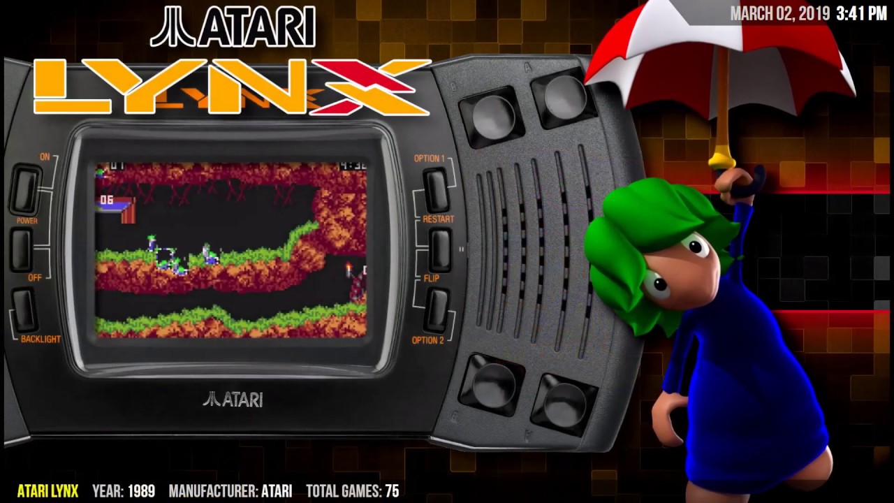 Atari Lynx LaunchBox Bigbox Demo - YouTube
