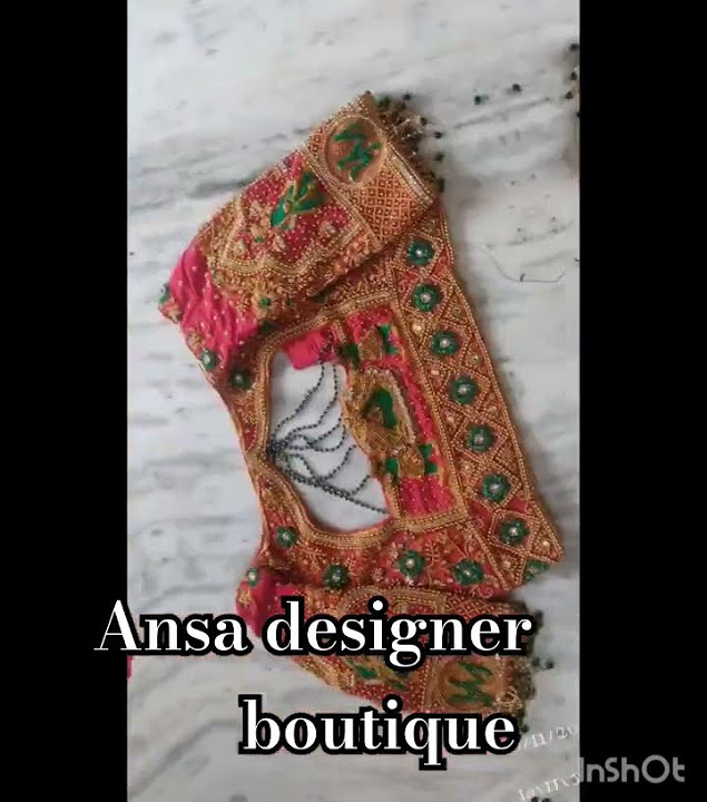 Ansa designer boutique,#bridelblouse #aariworkdesign #fashion #blouse #simple #aariworkblouse # ...