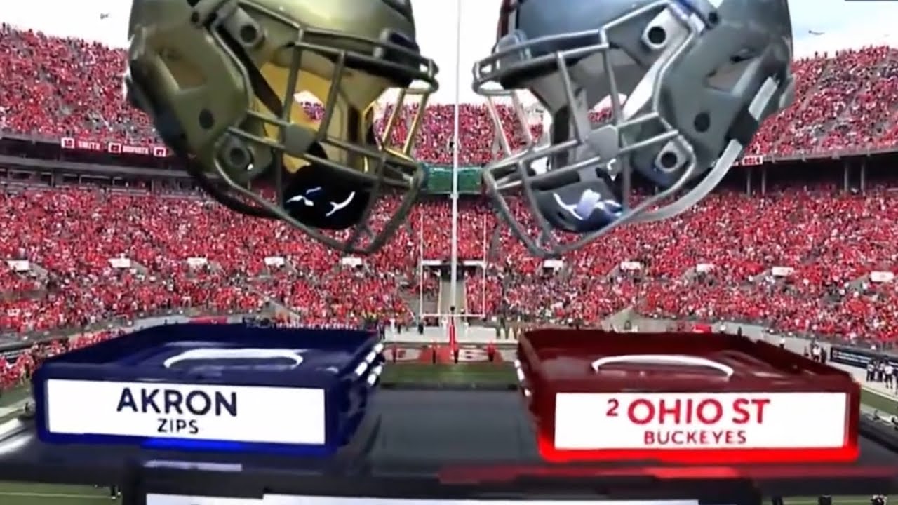 Akron vs Ohio State CFB On CBS Intro/Theme | 2024 College Football ...