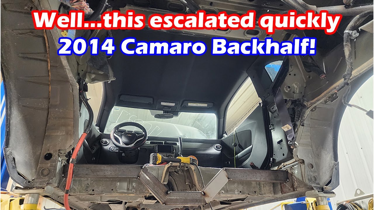 5th Gen Camaro is getting a backhalf and 4 link! Things escalated ...