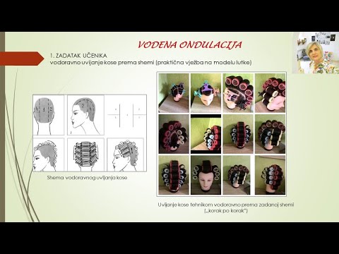 Uvijanje kose za vodenu ondulaciju; redoslijed postupaka - YouTube Uvijanje kose za vodenu ondulaciju; redoslijed postupaka - YouTube