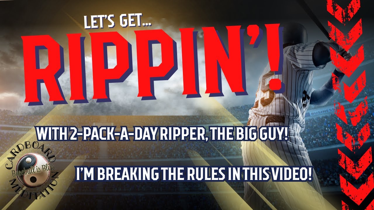 I'm rippin 2 packs, then I"M RIPPIN' 2 MORE! I'm breakin' the rules and ...