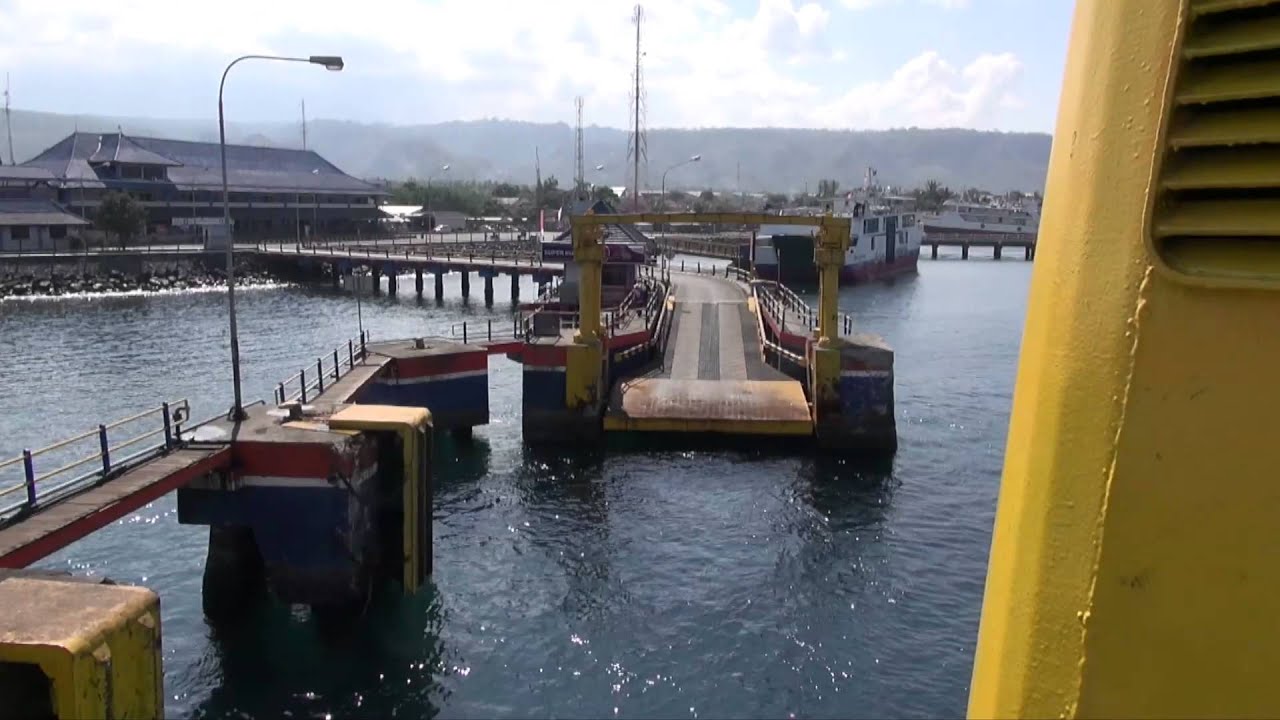 Ferry from Java to Bali (Indonesia) - YouTube