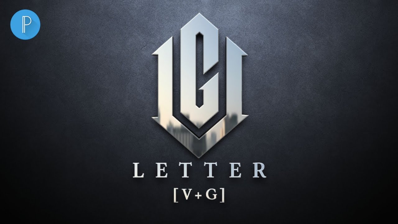 Tutorial - VG - GV Monogram Logo Design Process | PixelLab Tutorial ...