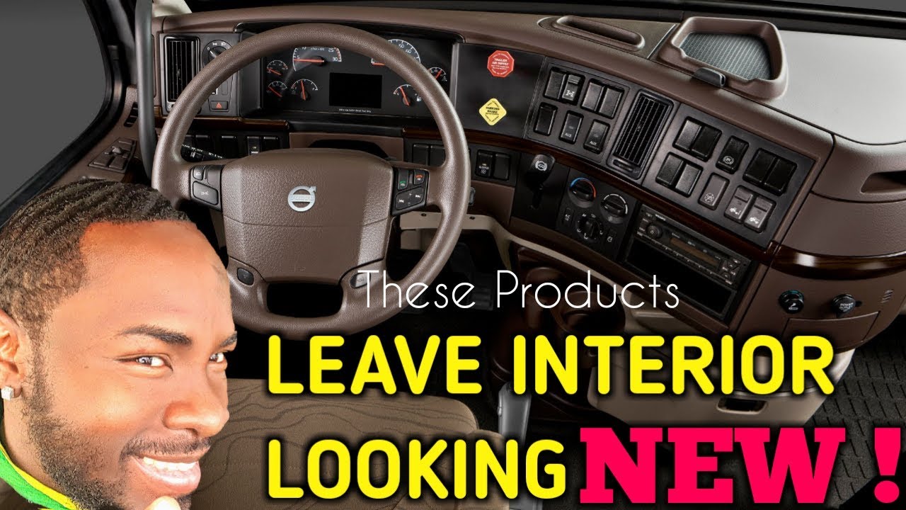 How To Clean Semi Truck interior, Remove Dirty, Grease & Stains. - YouTube