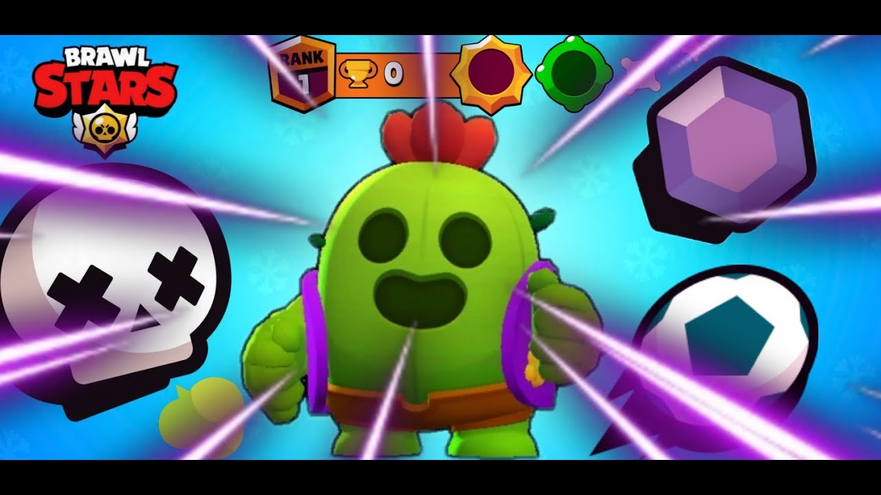 Brawl Stars 98/max power Spike - YouTube