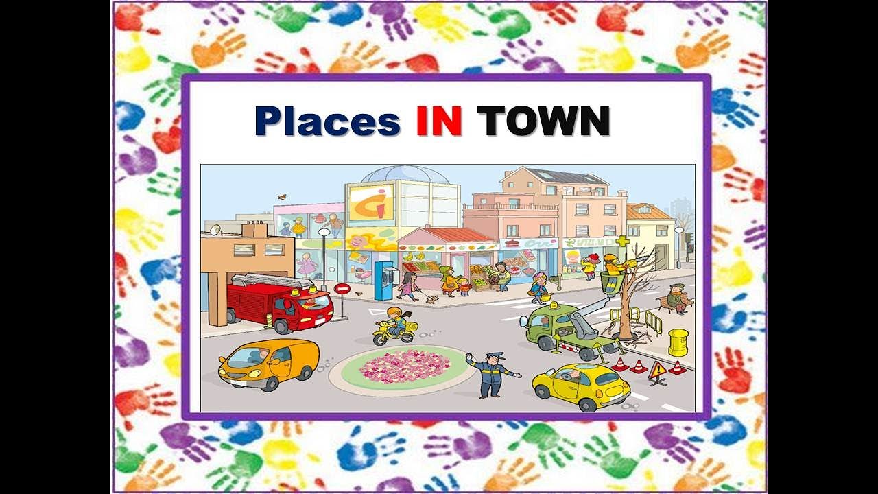 Lugares de la ciudad Places in town in english - YouTube