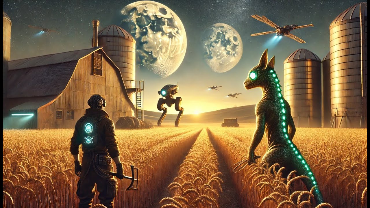 A Human Farmer Rescued a Stray Alien Animal, It Was Like a Pet, But ...