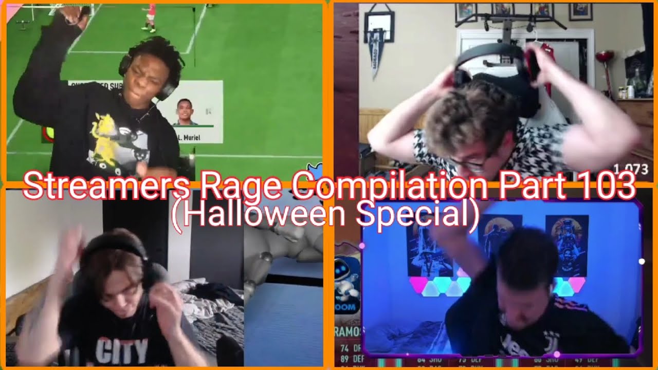 Streamers Rage Compilation Part 103 - YouTube