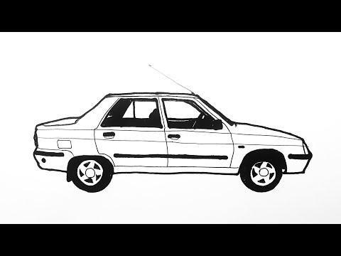 Renault R 9 - Broadway RNi  Araba Çizimi 🚗 Renault R 9 Broadway Car Drawing
