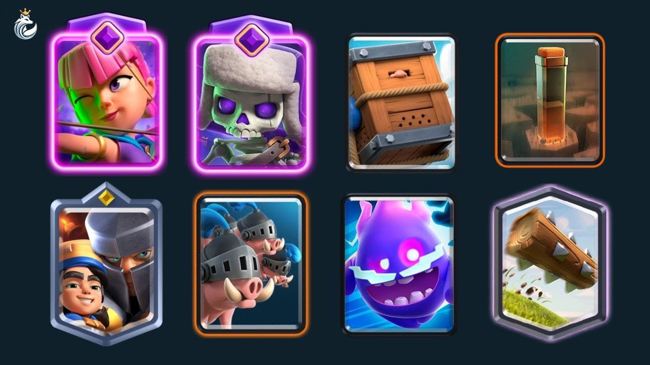 2.6 Royal Hogs LP Evo. Archers *Cycle* Deck #8 - YouTube