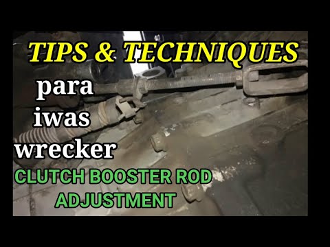Paraan Kung paano mag adjust ng clutch booster rod. - YouTube