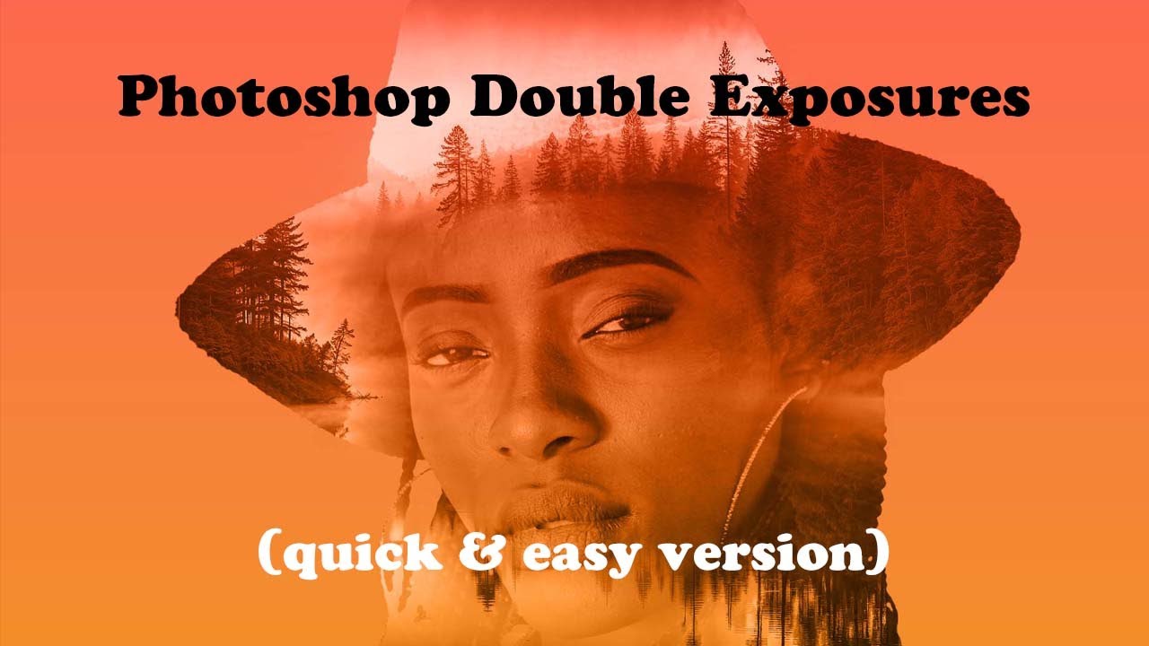 Double Exposure in Photoshop (the easy version) - YouTube