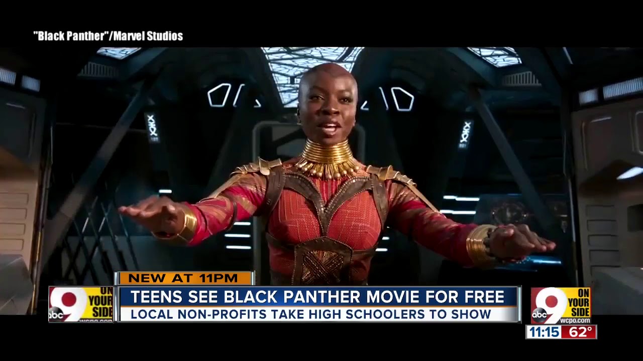 'Black Panther' is a positive black role model for these teens - YouTube