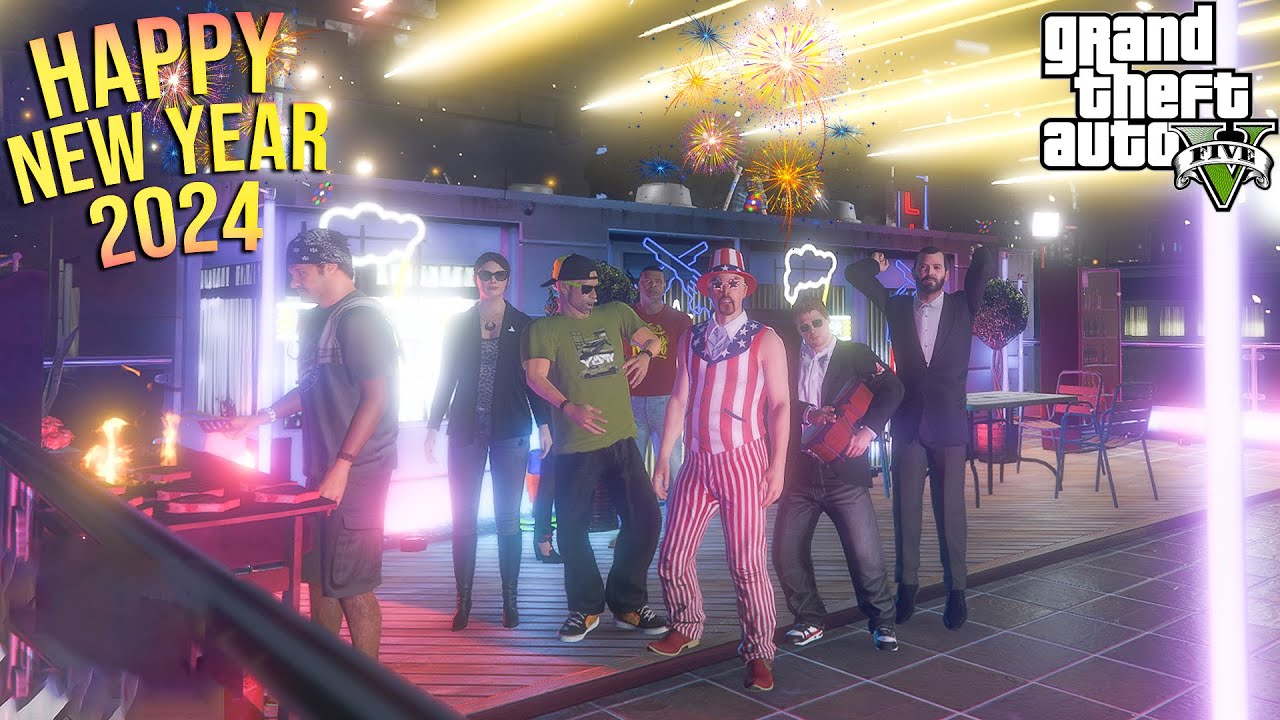 HAPPY NEW YEAR 2024 CELEBRATION! | GTA 5 PAKISTAN GAMEPLAY #100 - YouTube