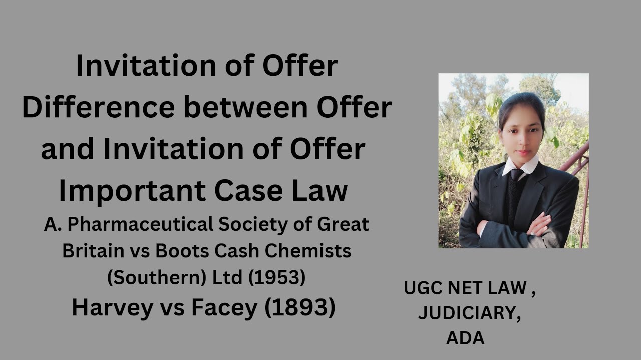 Invitation to Offer, Difference between offer and invitation to offer ...