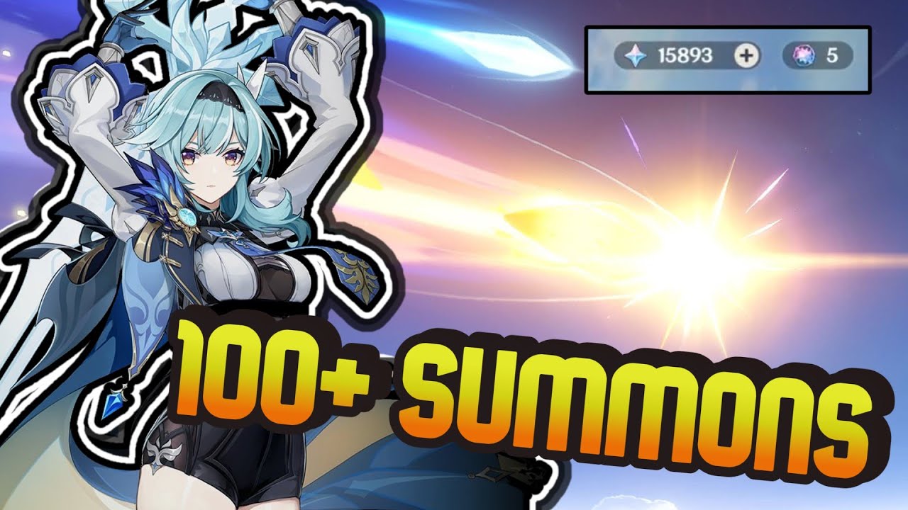 100+ SUMMONS ON EULA (Greatest Pull ever?) | Genshin Impact - YouTube
