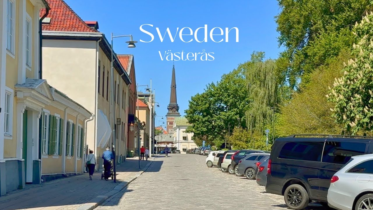 Calm May Day in A Small Town in Sweden / Moving Pictures - YouTube