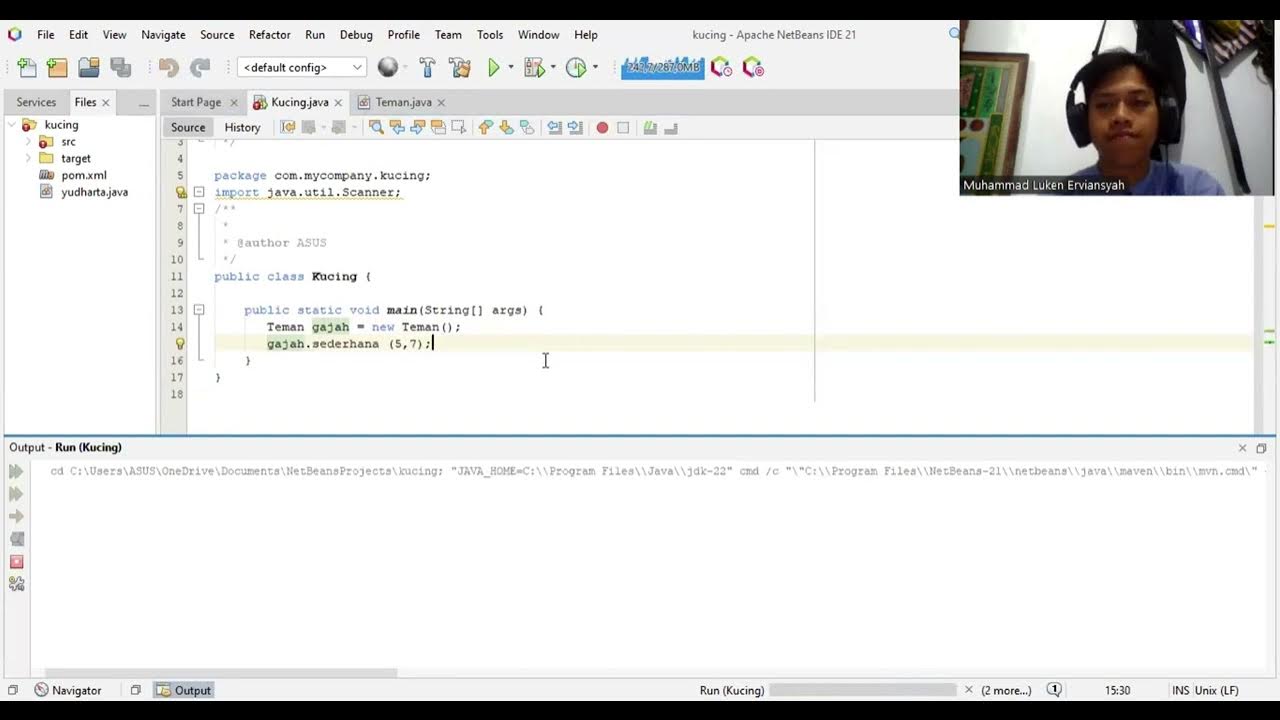 Belajar Bersama | Method dengan Nilai Return | Netbeans IDE - YouTube