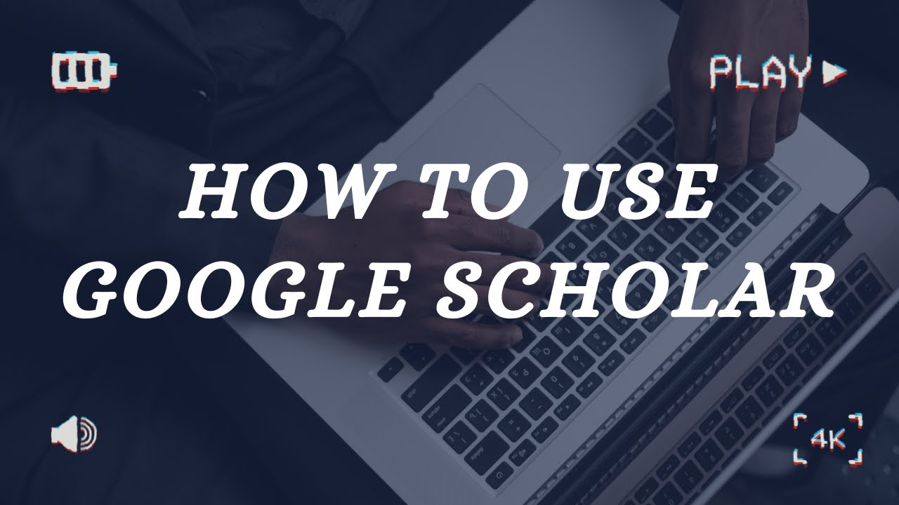 How to use Google Scholar as a beginner| Academic research - YouTube