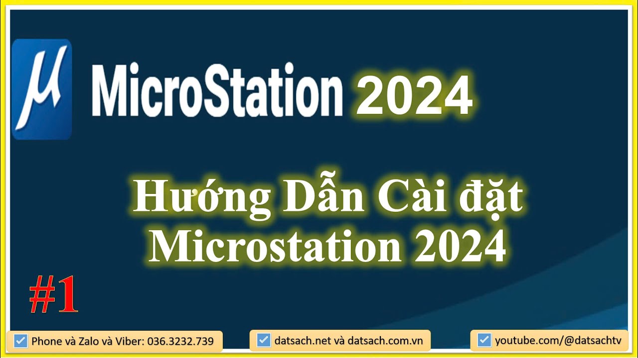🏆 Bài 1a_Hướng dẫn cài đặt phần mềm MicroStation 2024_p1 - YouTube