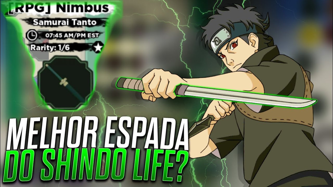 SHOWCASE DE TODAS AS ESPADAS PARA VER QUAL É A MELHOR!!!SHINDO LIFE ...