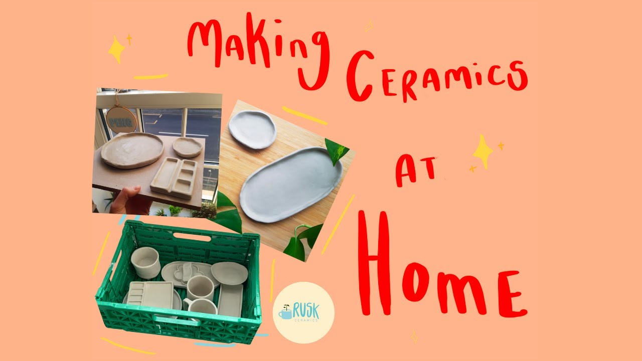 how to make ceramics at home: how to make a mug pottery at home - YouTube