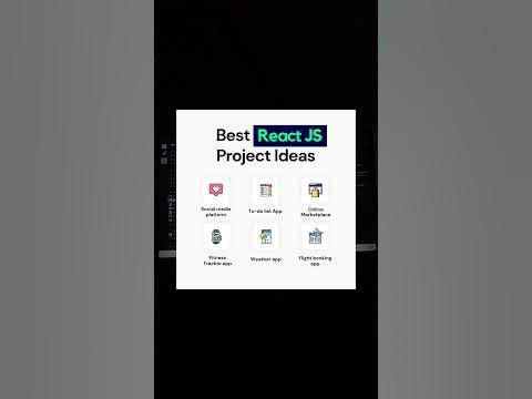 Best ReactJS Project Ideas - YouTube