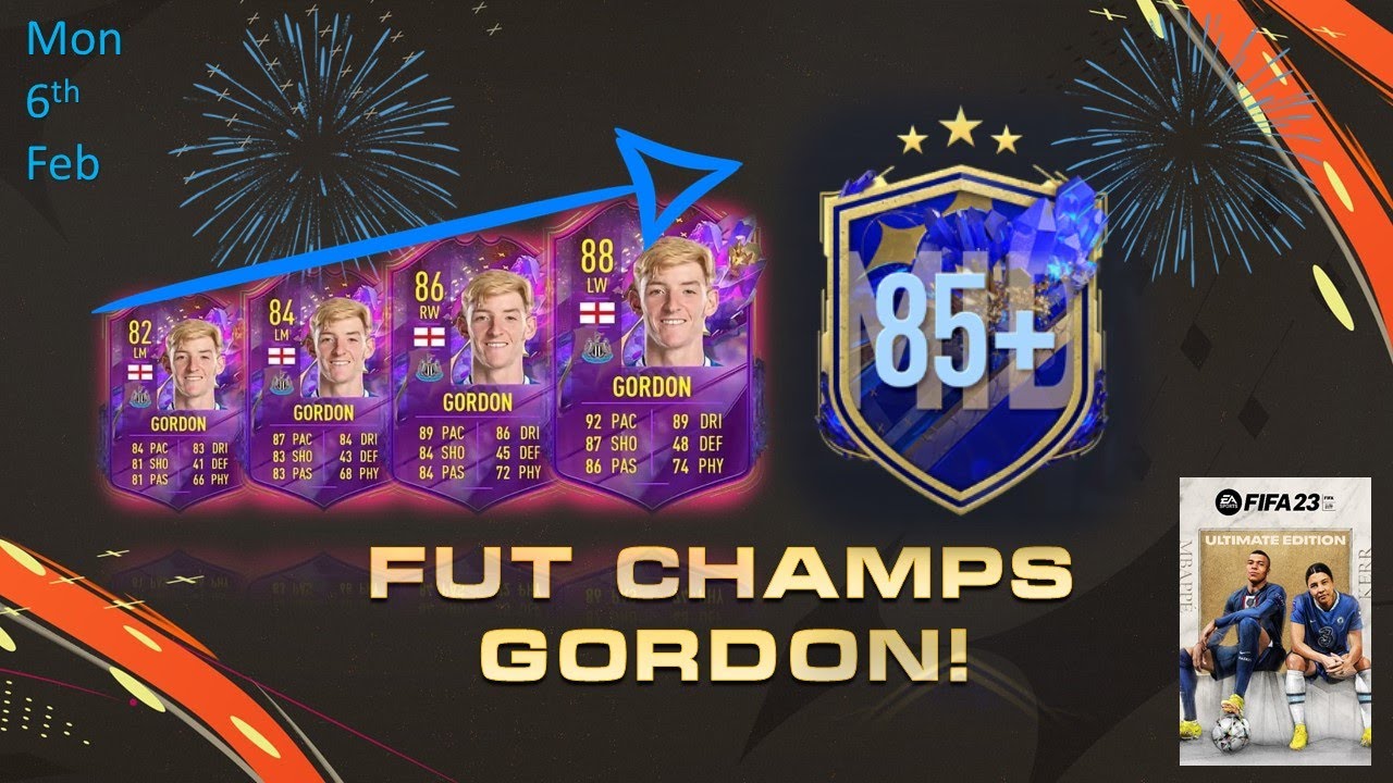Fifa 23 | FUT CHAMPS Anthony Gordon Objective & 85+ Player Pick ...
