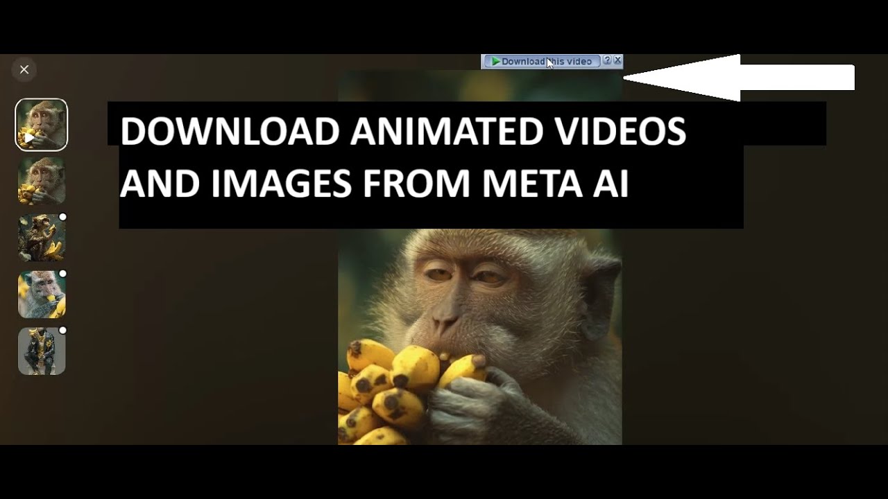 How to Download Animated Images & Videos from Meta AI (Step-by-Step ...