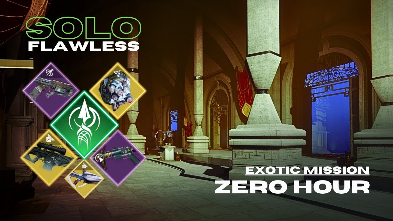 Solo Flawless Exotic Mission "Zero Hour" on Strand Hunter - Season of ...