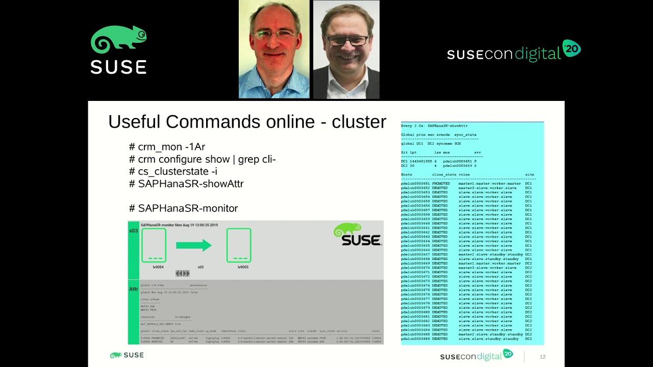 BP-1351: SUSE High Availability for SAP HANA: Tales from the real world ...