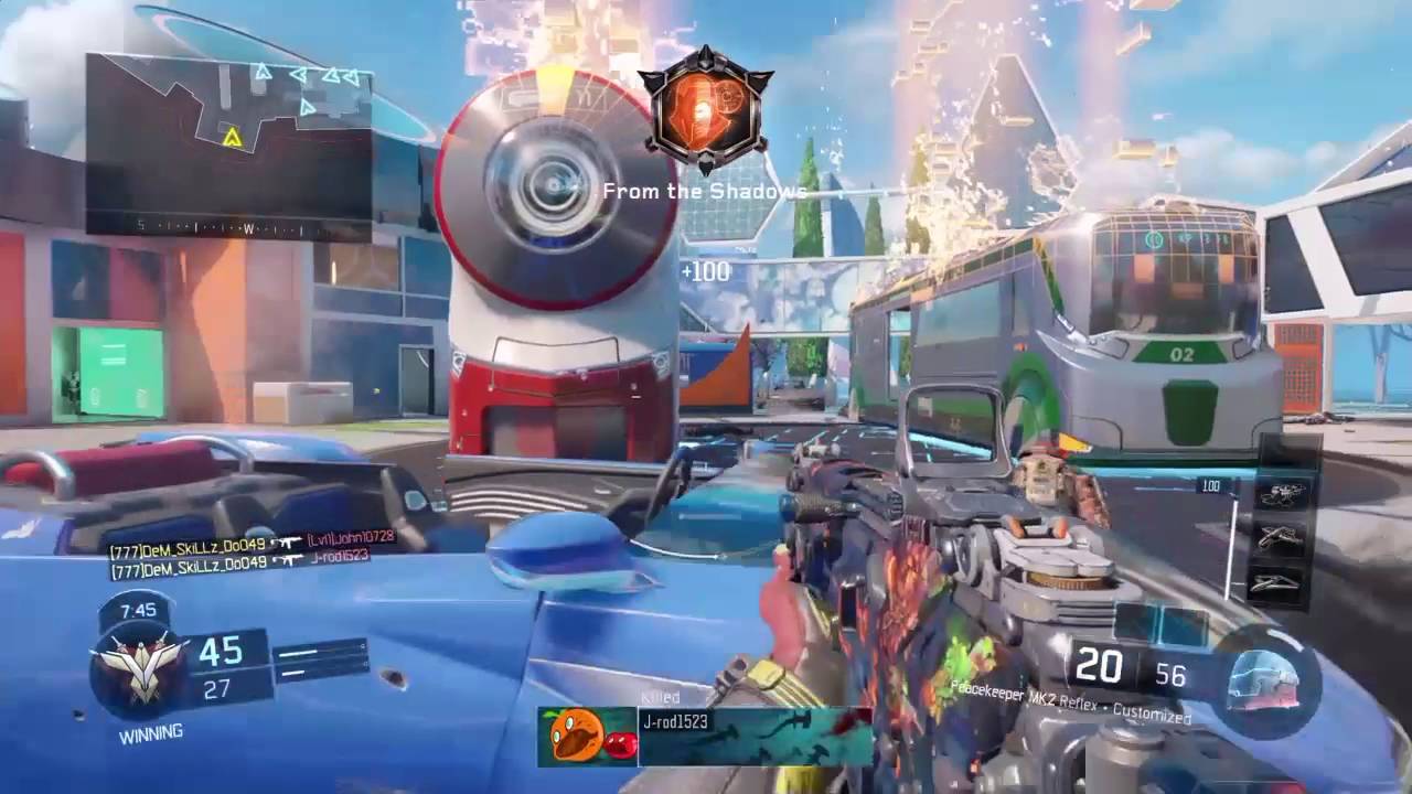 BO3 MULTIPLAYER : PeaceKeeper MK2 CLASS SETUP w/ Gameplay. - YouTube