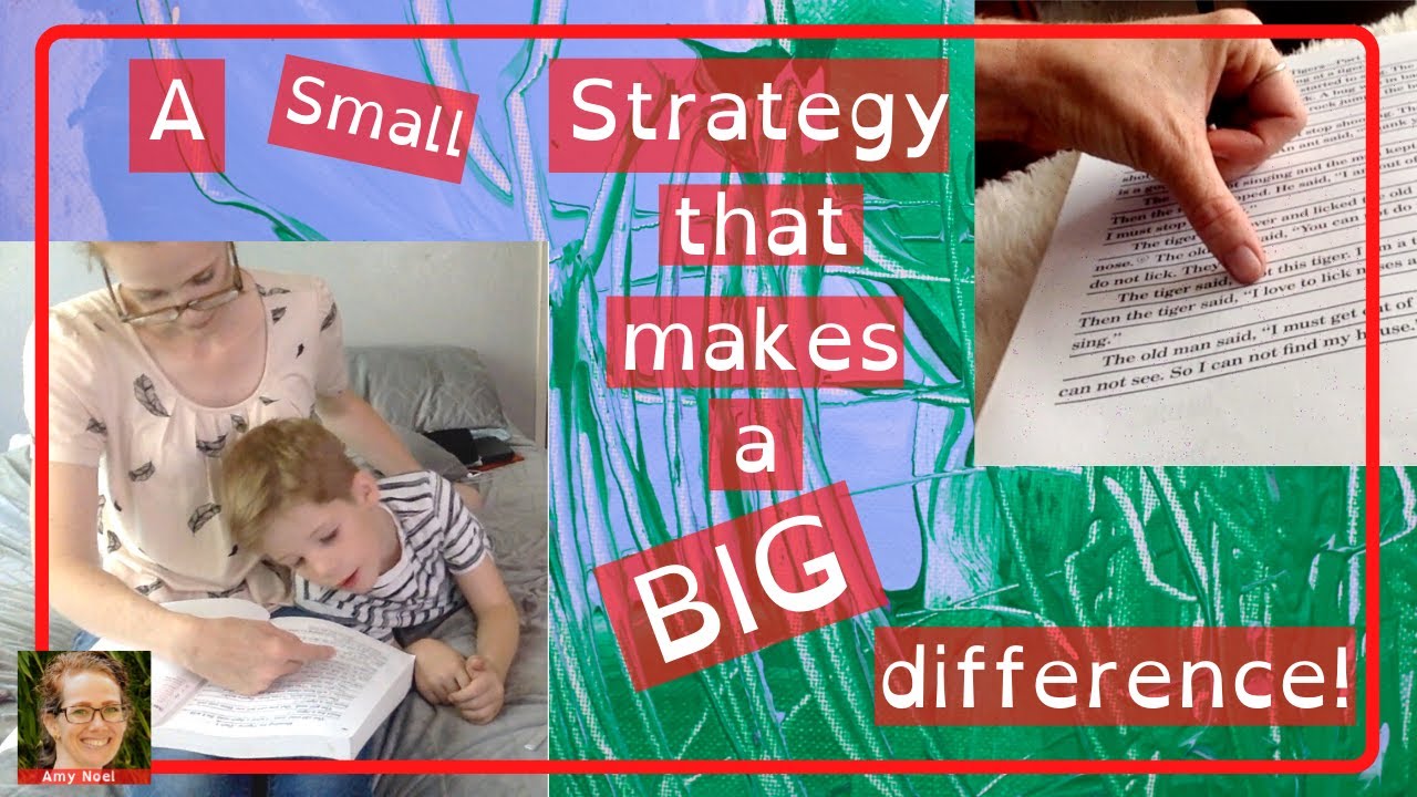 Adult Finger Tracking For Child's Reading - YouTube