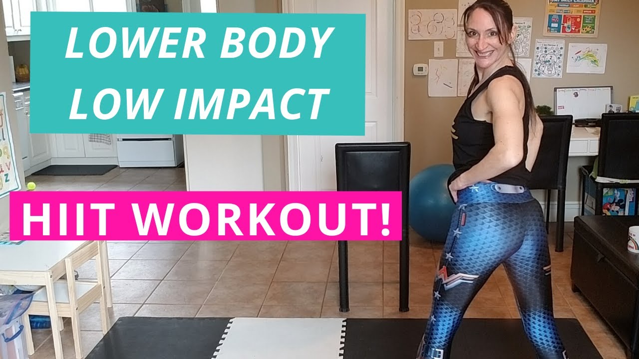 Best At Home Lower Body Workout | Low Impact HIIT - YouTube