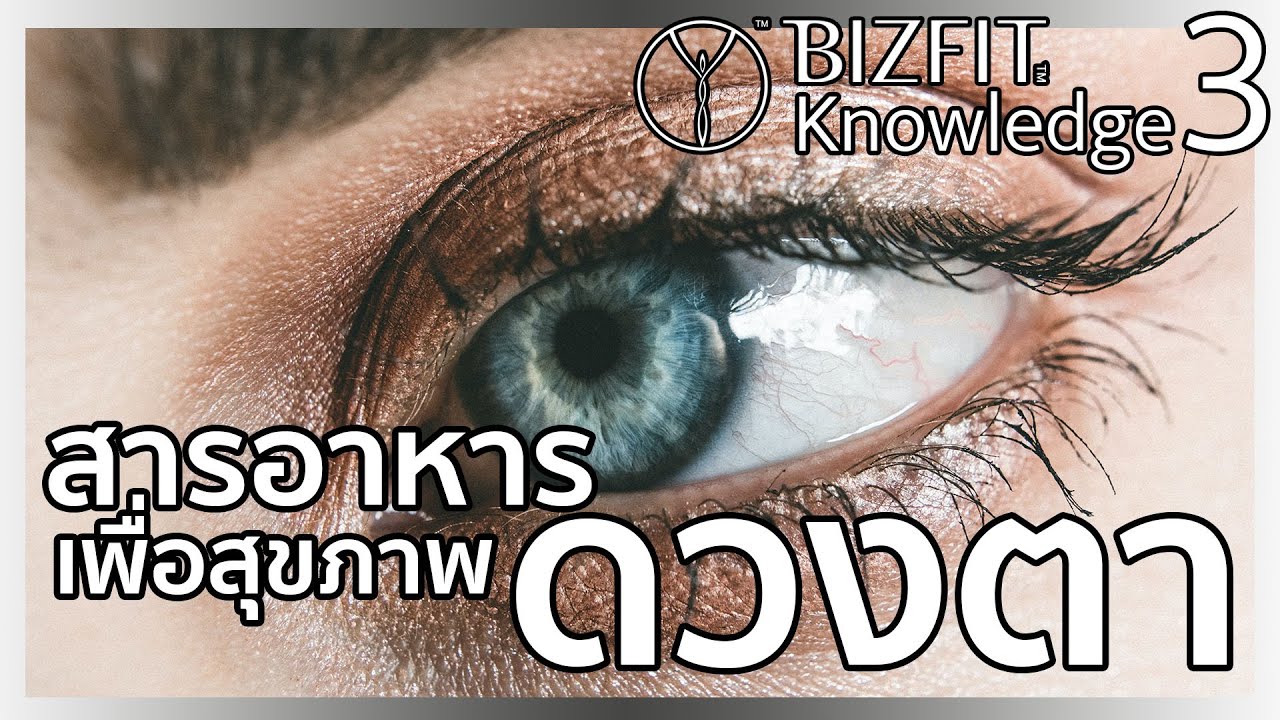 สารอาหารเพื่อสุขภาพดวงตา Bizfit Knowledge EP 3 - YouTube