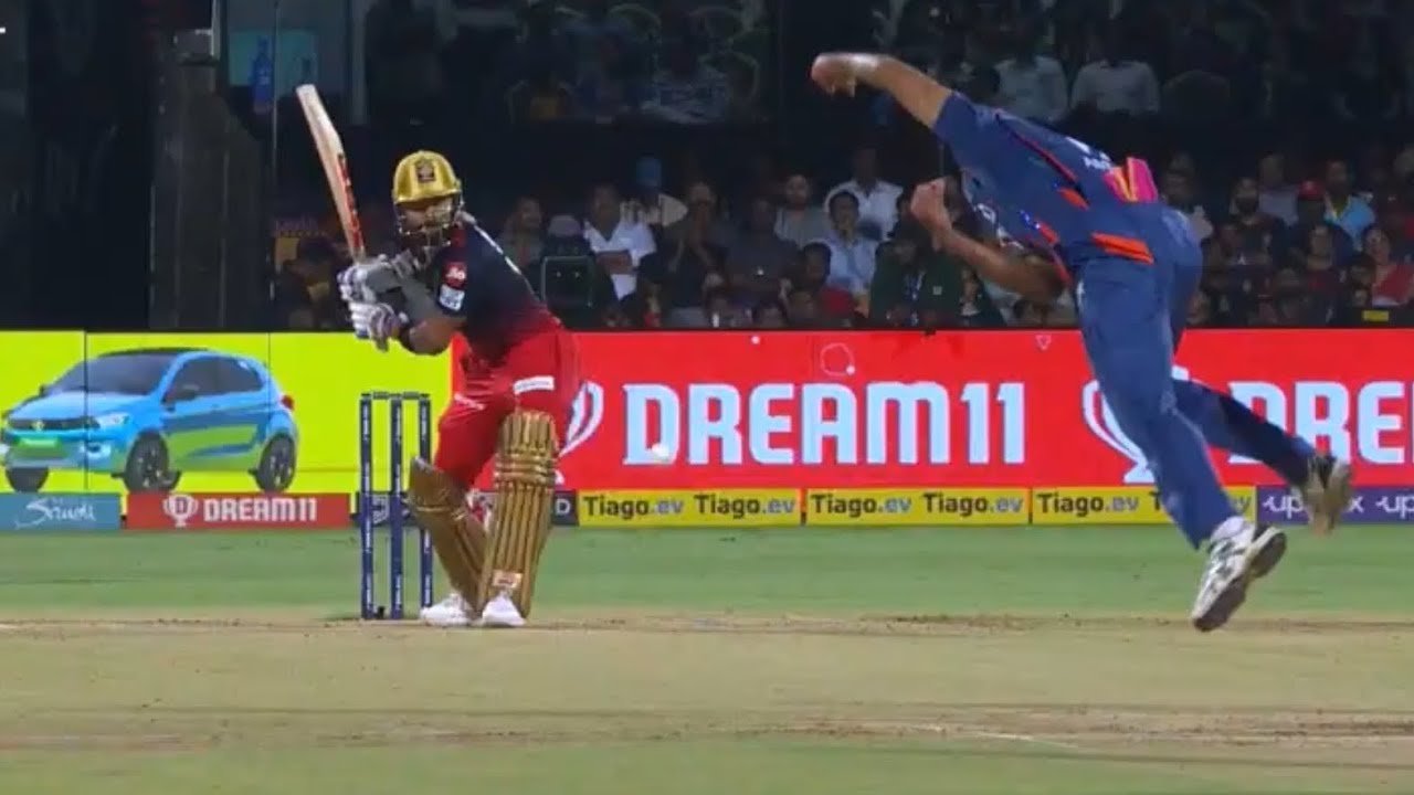 ipl2023 last over match shocking win rcb vs Lucknow match.last ball win ...