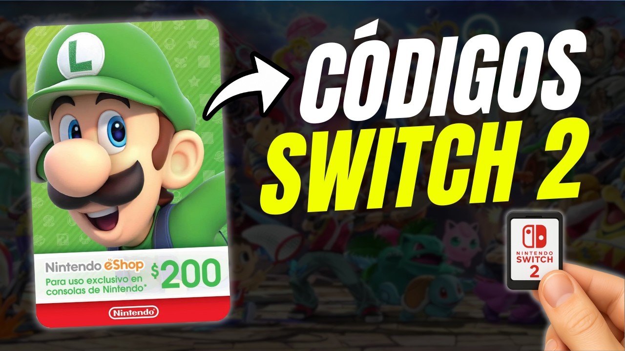 🛒Cómo CANJEAR CÓDIGOS en NINTENDO SWITCH 2 | ¡Funciona con Tarjetas ...