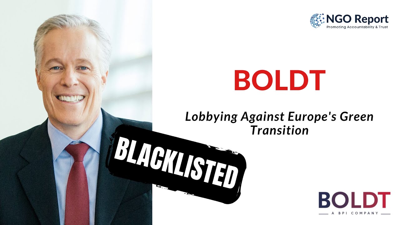 BOLDT: Lobbying Against Europe's Green Transition #BOLDT #uae #eu # ...