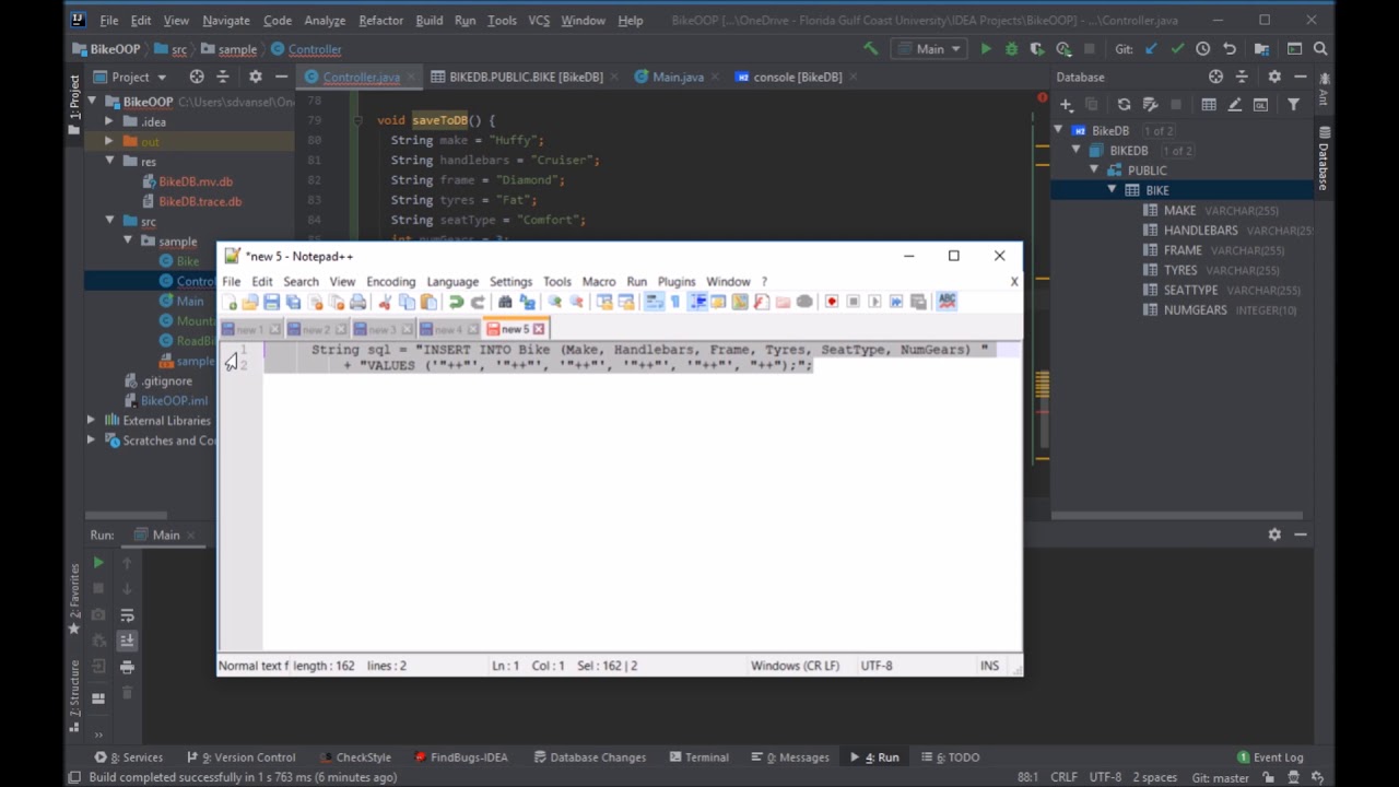 IntelliJ Save To Database With Variables YouTube IntelliJ Save To Database With Variables YouTube