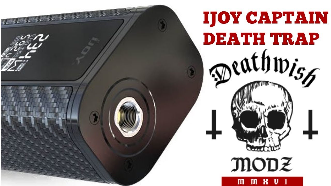 Deathtrap RDA + iJoy Captain Mod Review - YouTube