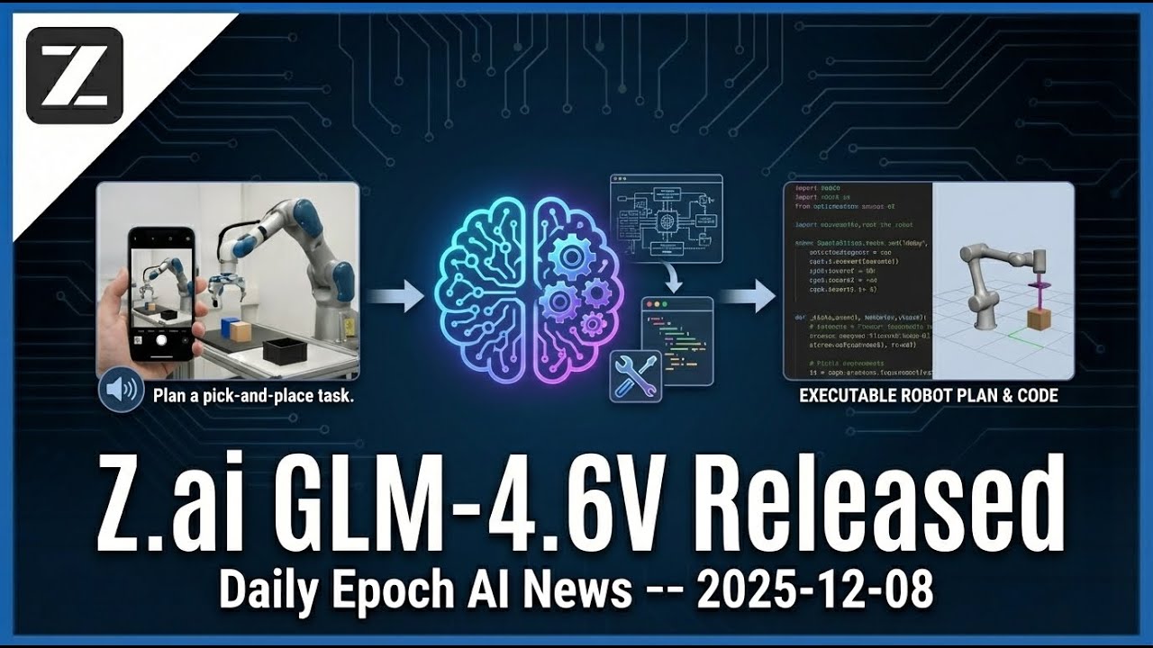 AI News: GLM-4.6V Open Sourced, Google Android XR Glasses, Grok 4.2 ...